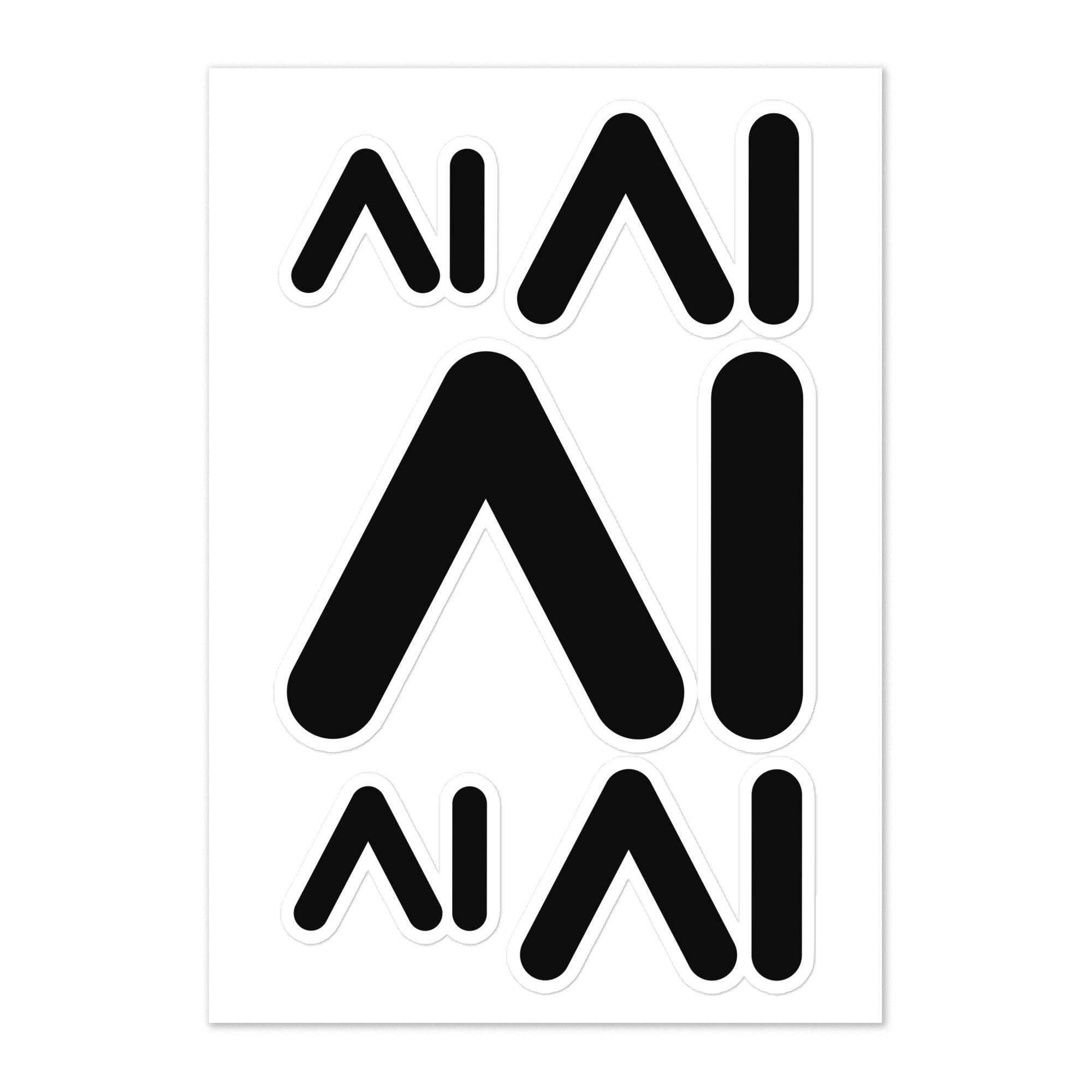 AI Logo Sticker Sheet - AI Store