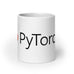 PyTorch Logo White Glossy Mug - AI Store